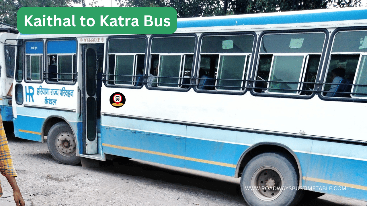 Kaithal to Katra Bus Time Table