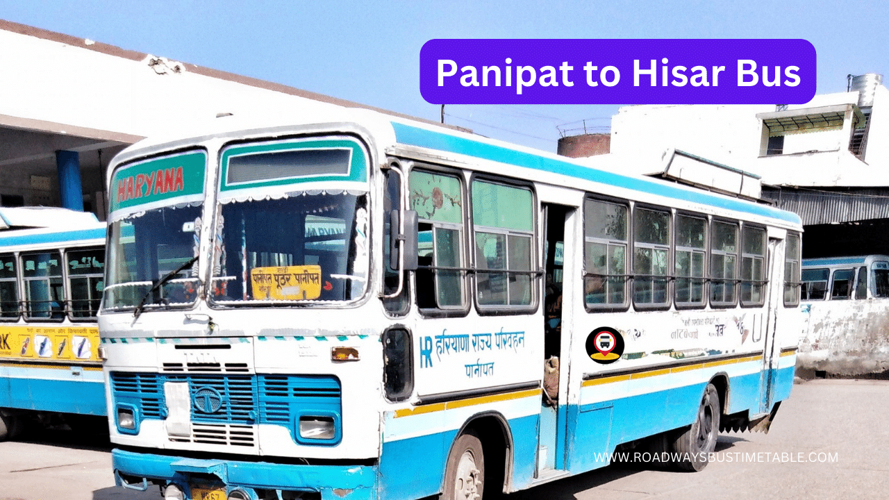 Panipat to Hisar Bus Time Table